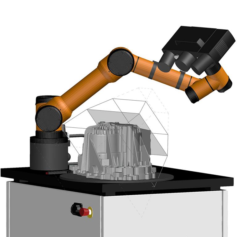 ZEISS ScanCobot: Estação de medição móvel | Robô colaborativo